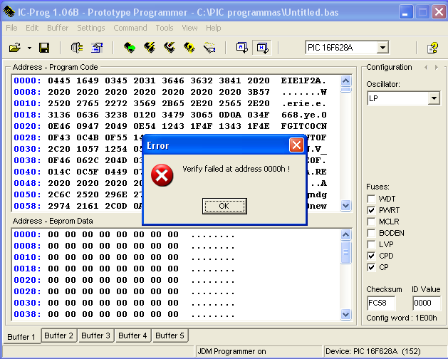 hulp bij IC-prog - Forum - Circuits Online