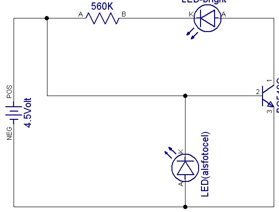 LED als lichtgevoelige weerstand ?? - Forum - Circuits Online