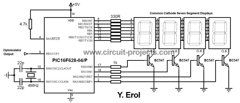 Frequency Counter met PIC16F628 - Forum - Circuits Online